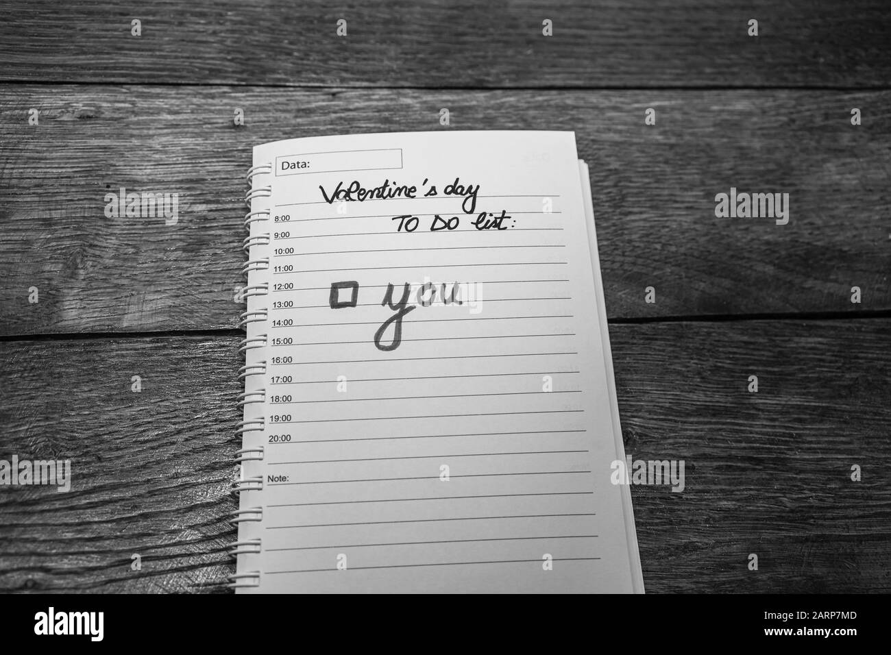 Happy valentines day message on Black and White Stock Photos & Images ...