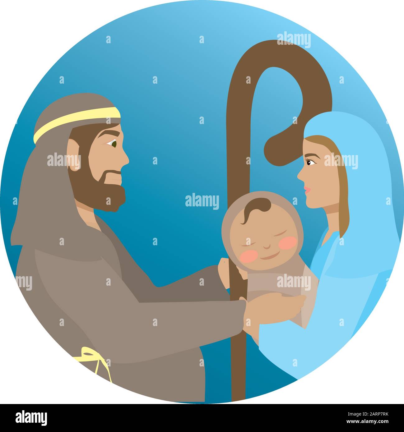 cute holy family manger characters Stock Vector Image & Art - Alamy