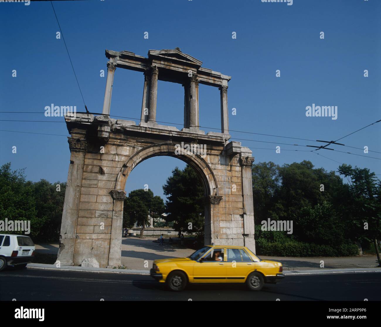 Greece, Athens, Hadrian's Arch Stock Photo - Alamy