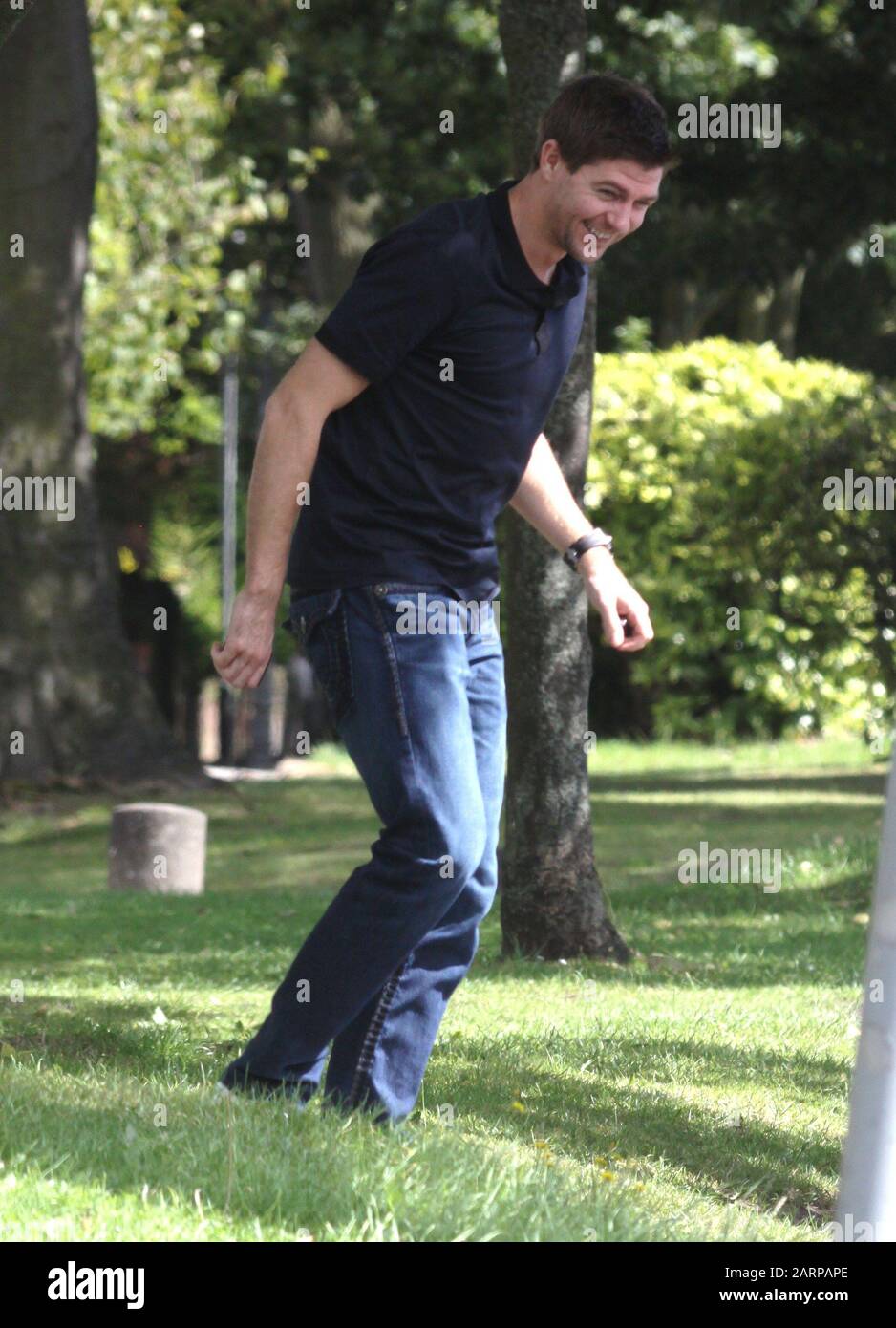 Liverpool,Uk Lfc legend Steven Gerrard signing his book before leaving ...
