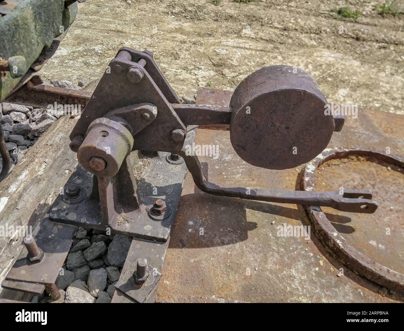 Railroad switch stand hi-res stock photography and images - Alamy