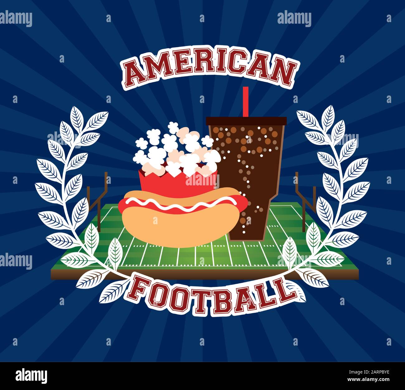 Hot dog football stadium hi-res stock photography and images - Alamy