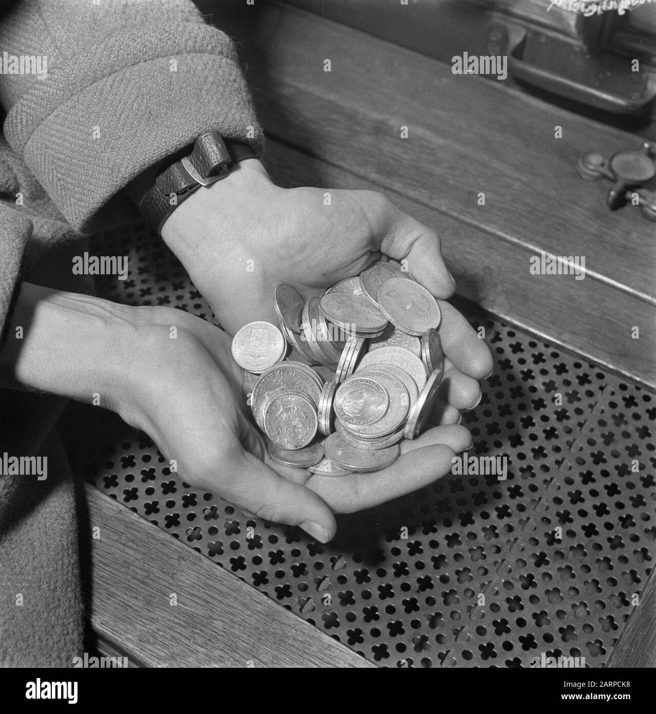 Silver money Date: December 22, 1945 Stock Photo - Alamy