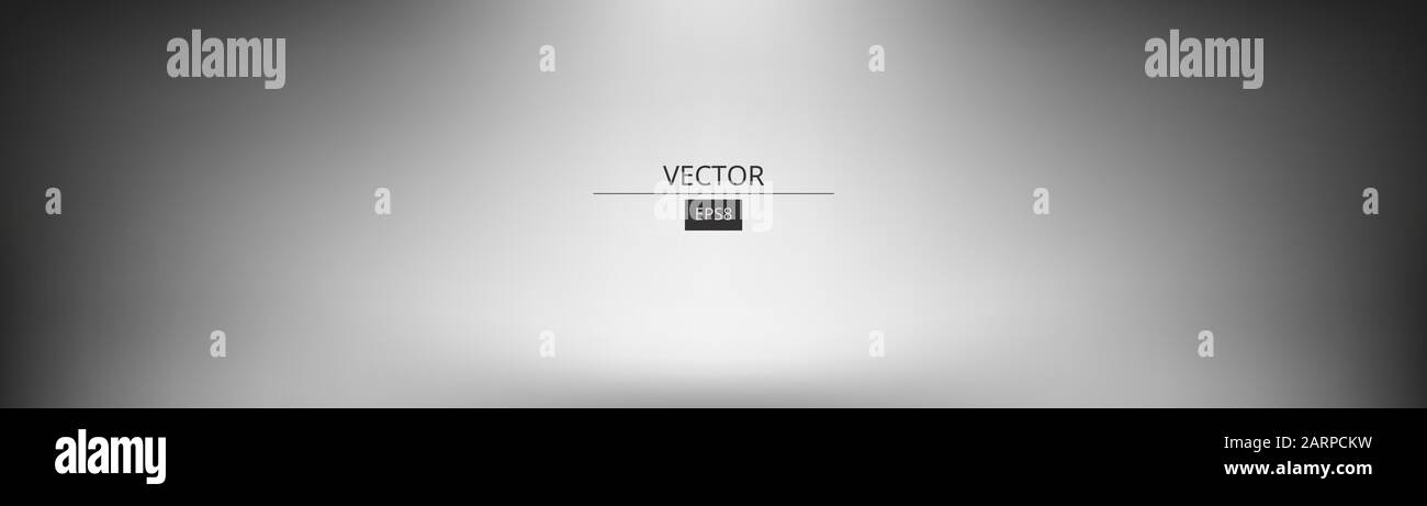 Panoramic gradient mesh background in grey colors. Grayscale smooth ...