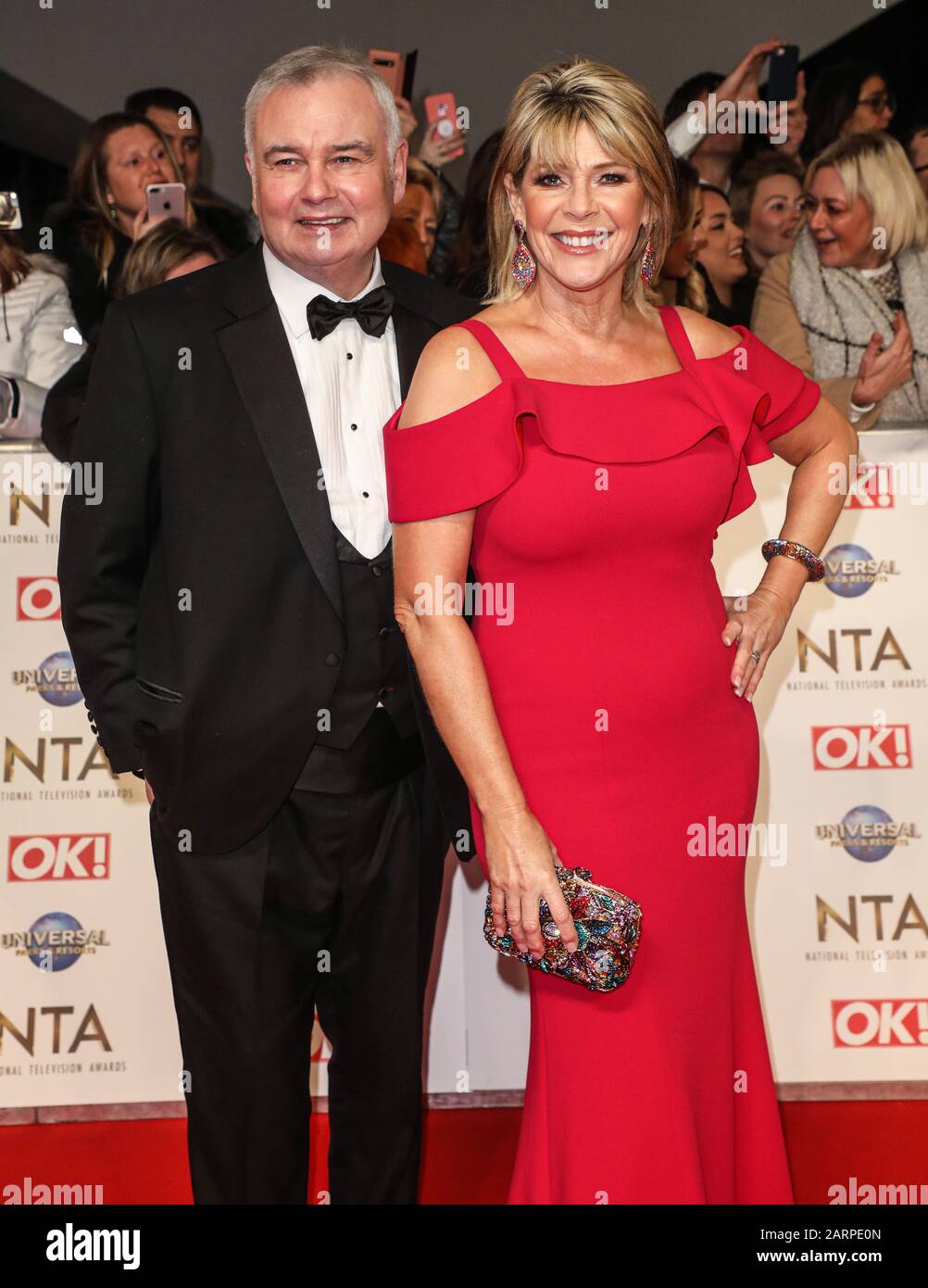 London, UK. 28th Jan, 2020. Eamonn Homes and Ruth Langsford attend the ...