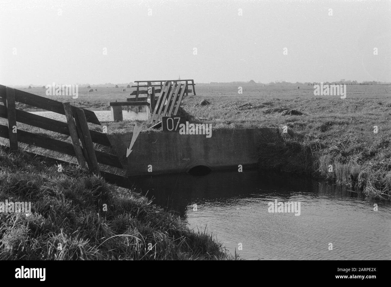 Fixed Points Cultuurtechnische dienst Diver at Obdam (land ...