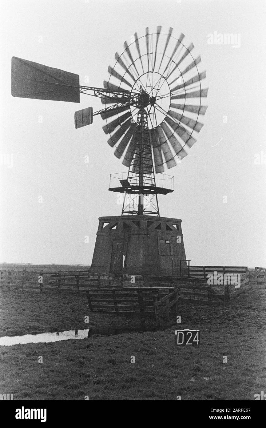 Fixed Points Cultuurtechnische dienst Windmill at Doniawerstal ...