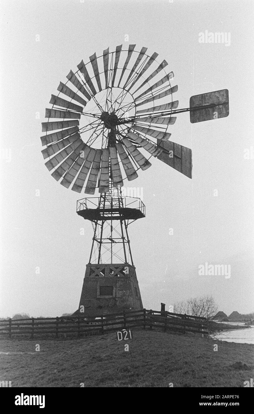 Fixed Points Cultuurtechnische dienst Windmill at Doniawerstal ...