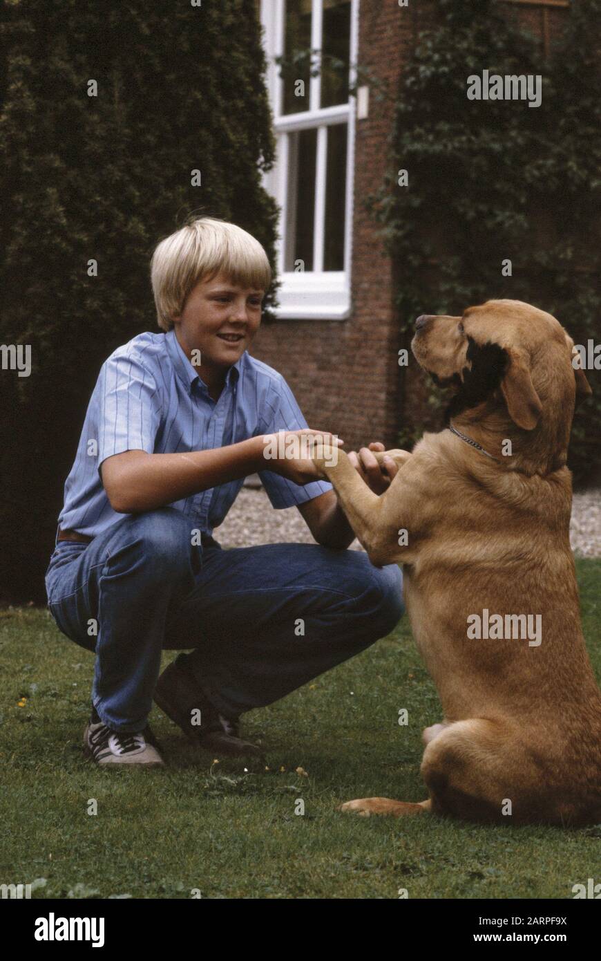 Photosession Royal Family at Huis ten Bosch; Prince Willem Alexander ...
