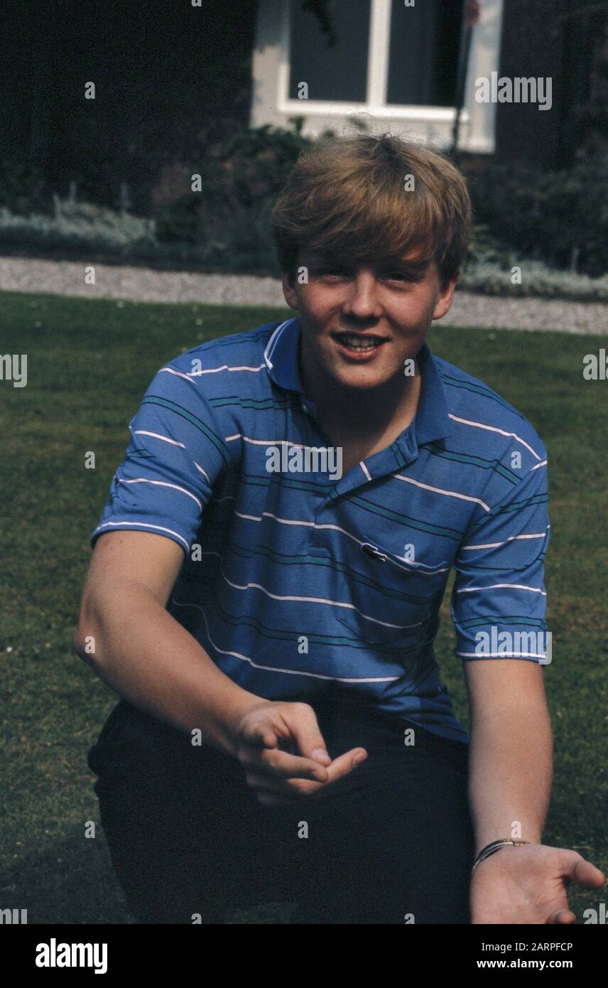 Photo hour Royal Family; Prince Willem Alexander Date: July 5, 1985 ...