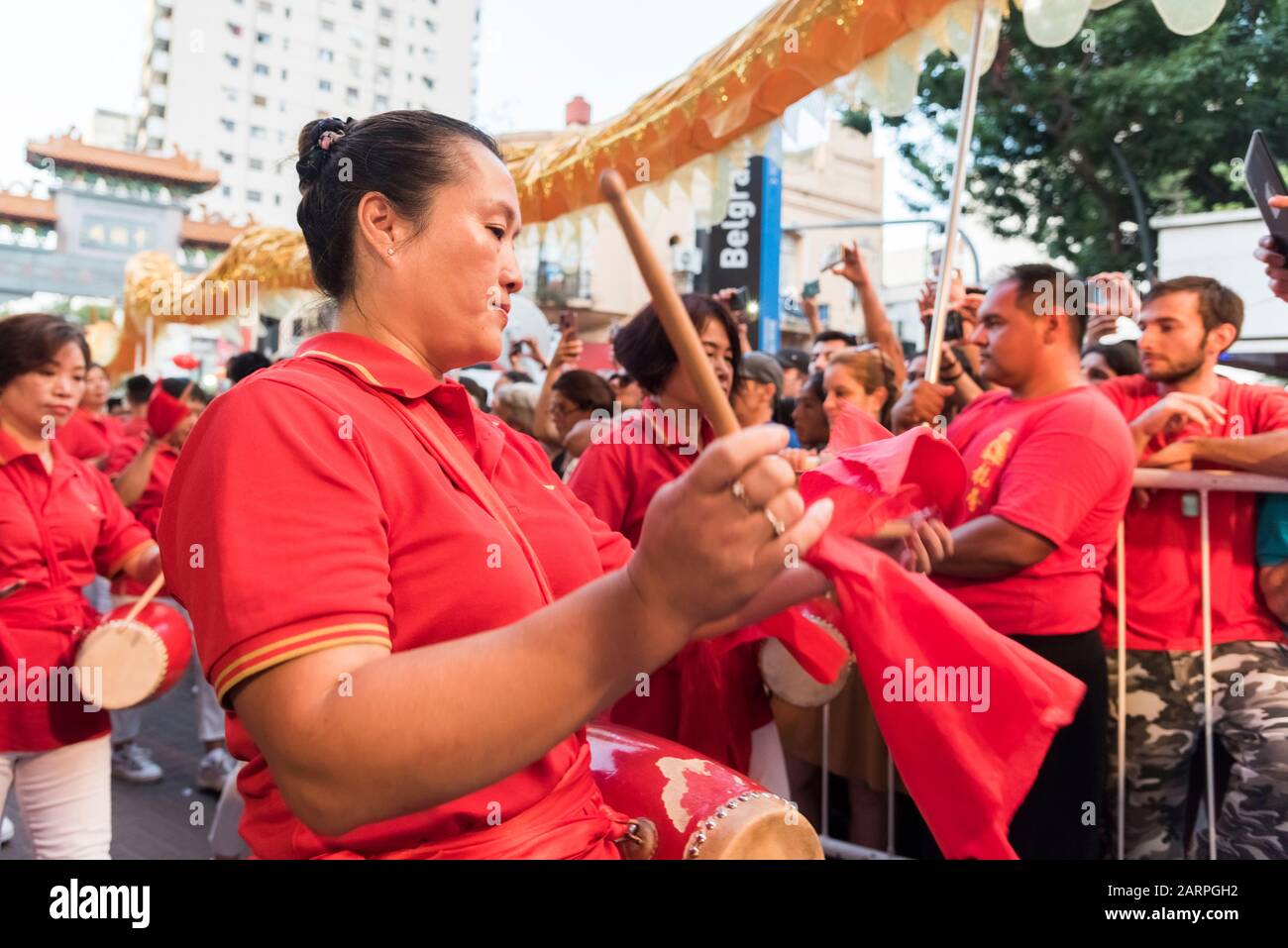 Capital Federal, Buenos Aires / Argentina; Jan 25, 2020: Chinese women ...