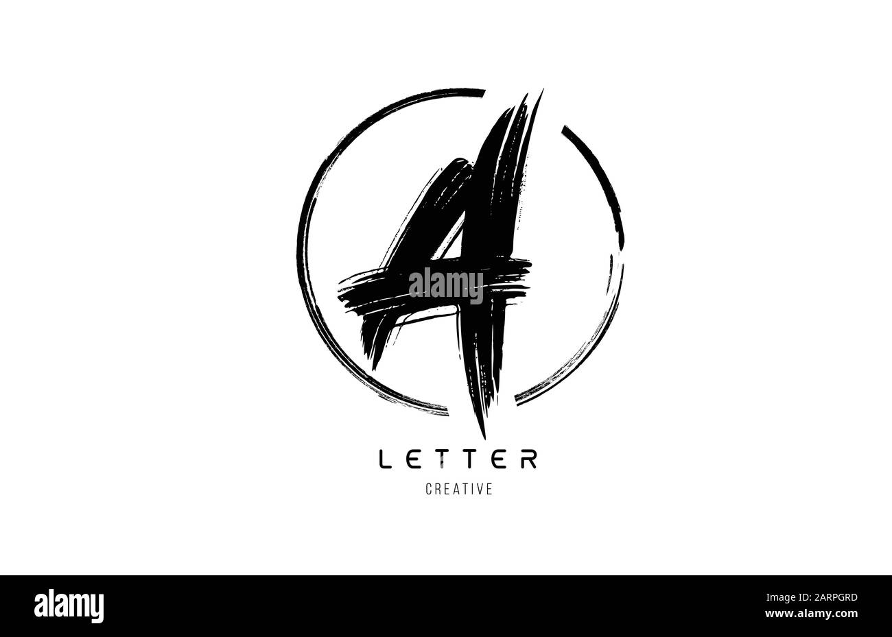 Brush Stroke Logo Brush Stroke Logo Stock Vector Images Alamy