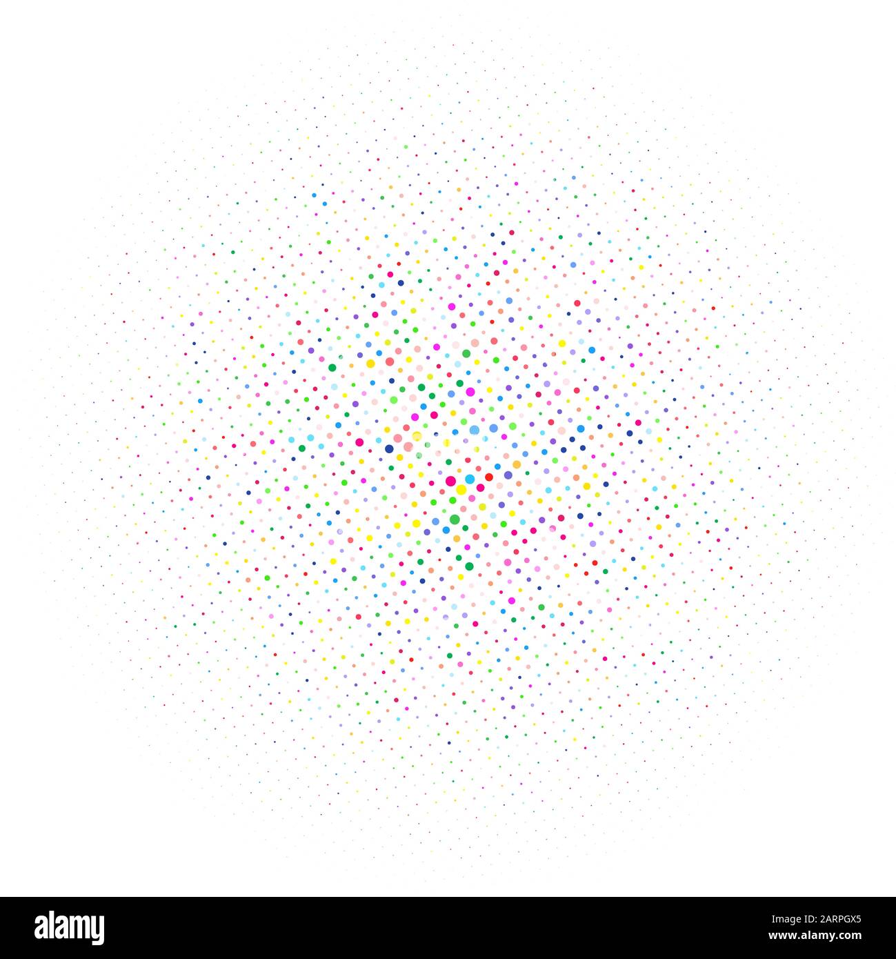 Colored dots on white background Stock Vector Image & Art - Alamy