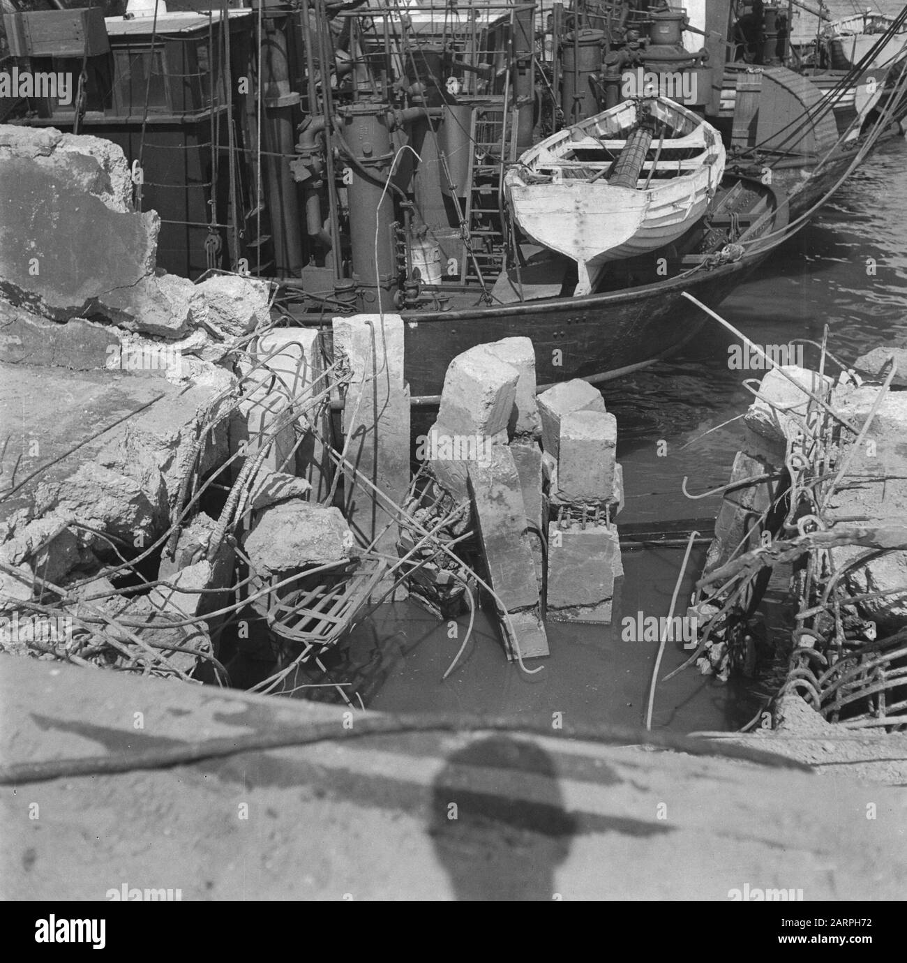 Devastation: Delfzijl World War II, destruction, Groningen [province ...