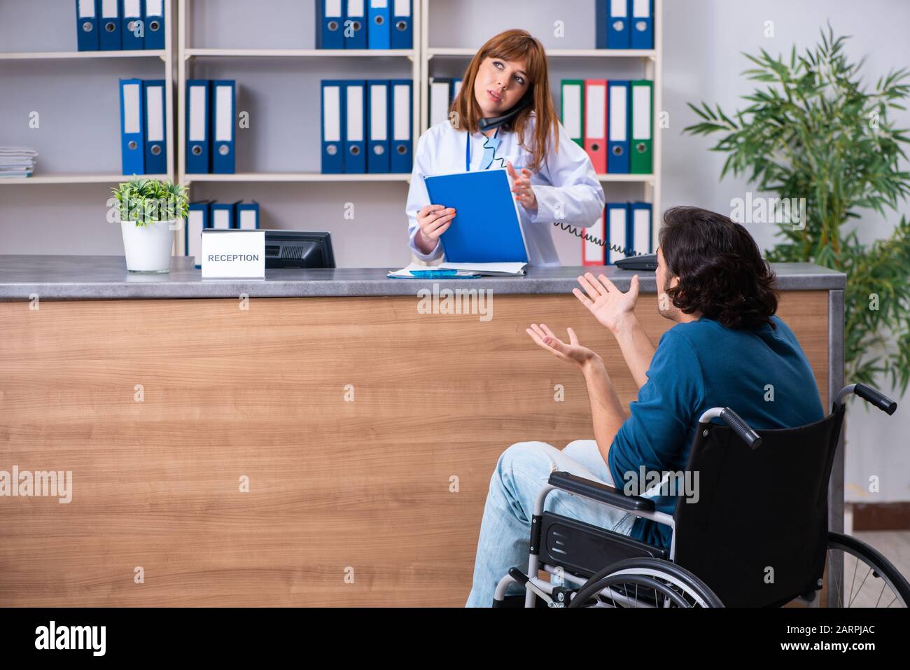Doctor Receptionist Angry High Resolution Stock Photography and Images ...
