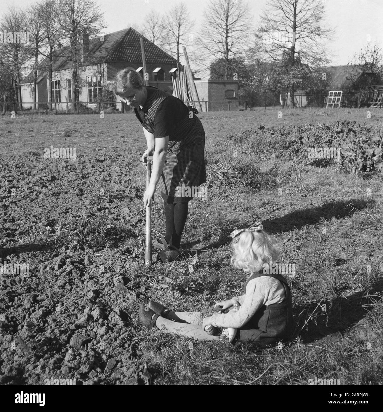 Home vegetable gardens Black and White Stock Photos & Images - Alamy