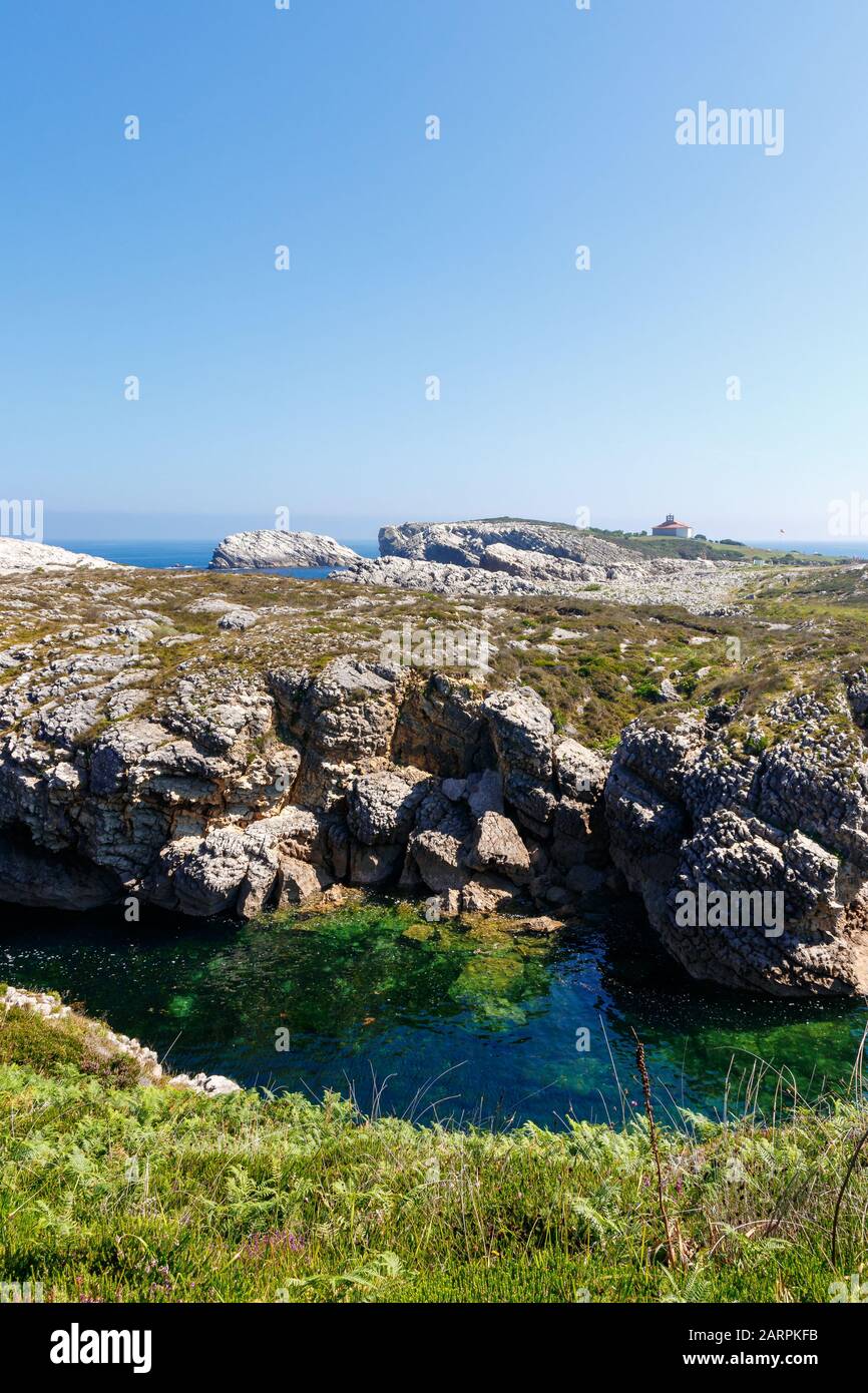 landscape in the north of spain at the coast Stock Photo - Alamy