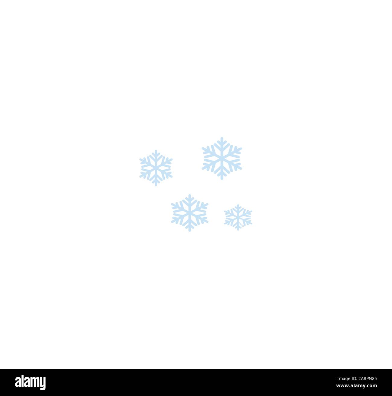 Snow, snowy weather vector icon Stock Vector Image & Art - Alamy