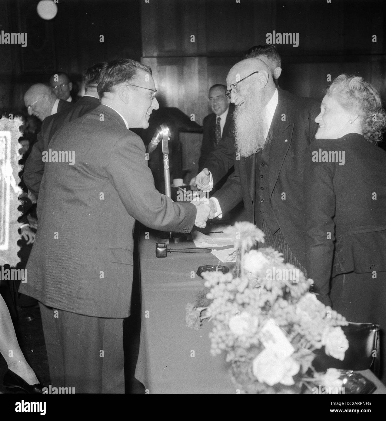 Jan van Zutphen 90 years. Huling [During a reception Jan van Zutphen ...