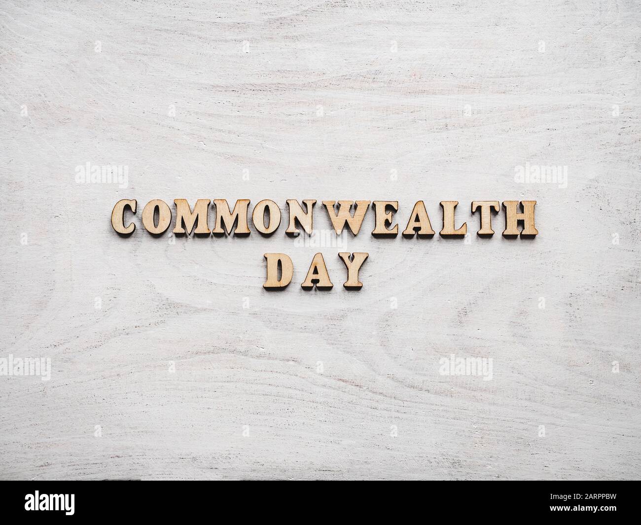 Commonwealth Day. Beautiful, bright card. Isolated background Stock ...