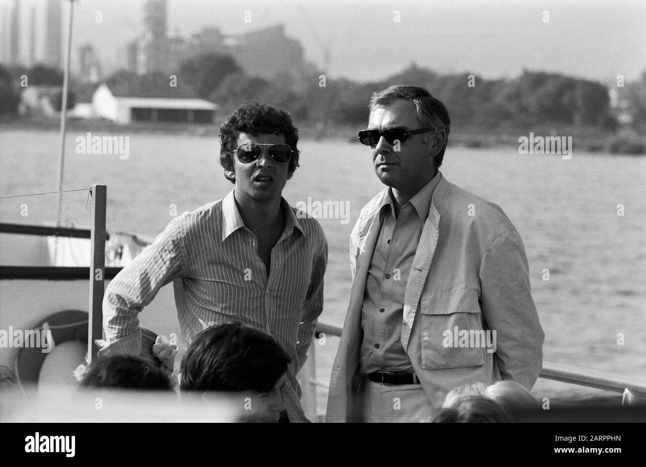 Der deutsche Schauspieler Michael Ande (links), Deutschland 1970er ...