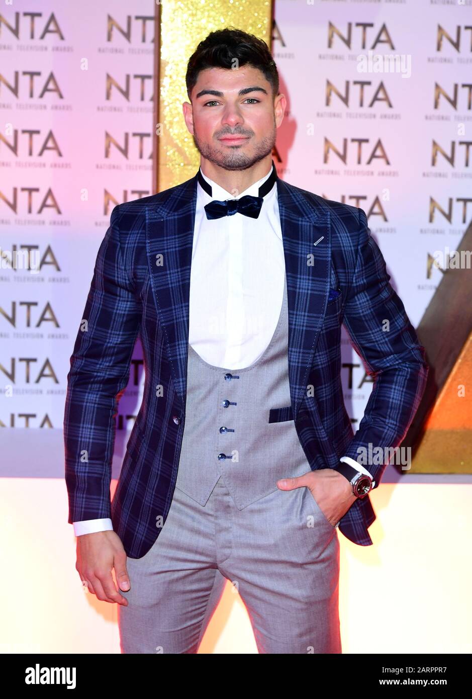 Anton Danyluk during the National Television Awards at London's O2 ...