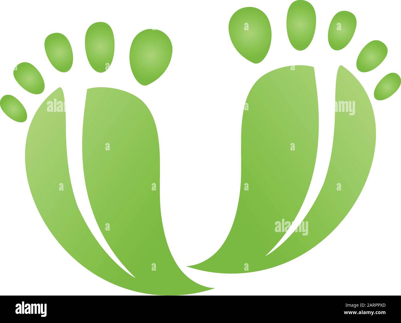 Feet, physiotherapy, occupational therapy, foot care, logo Stock Vector ...
