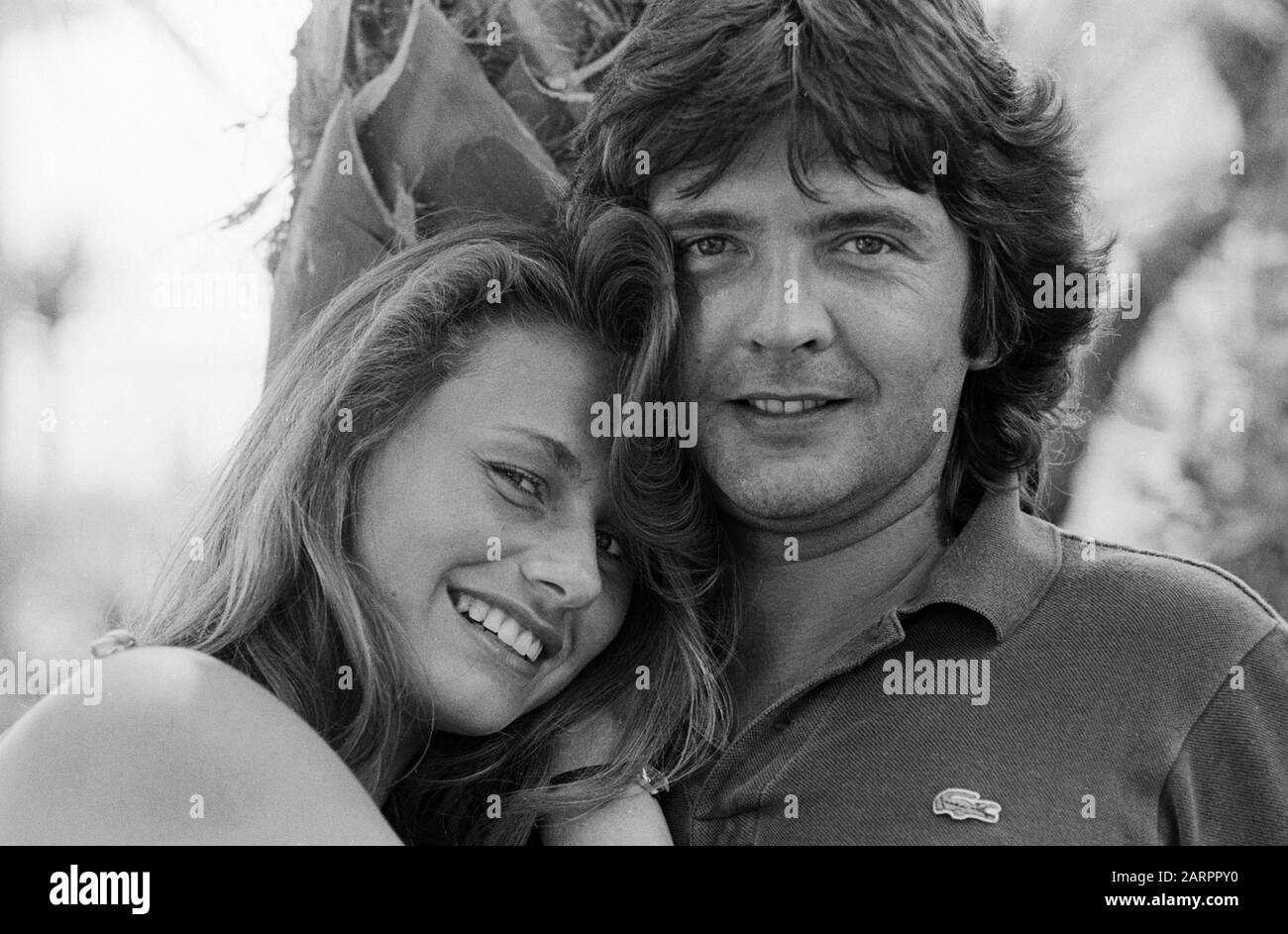 Bernd Clüver, deutscher Schlagersänger und das Fotomodell Marion Kurz ...