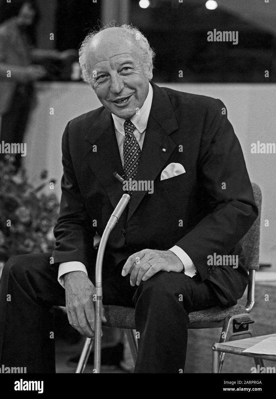 Walter Scheel, deutscher Politiker, nach seiner Zeit als ...