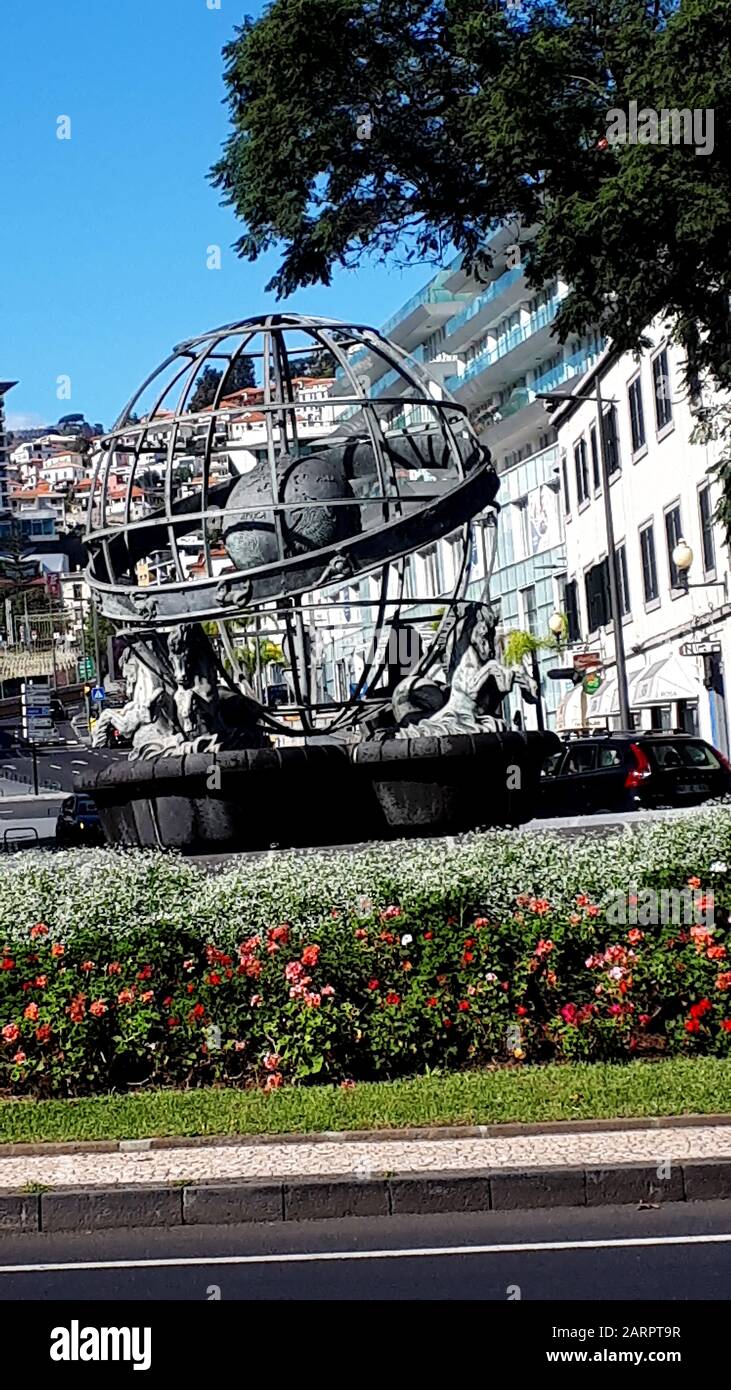 The varied architecture of the city of Funchal reflects its Portuguese ...