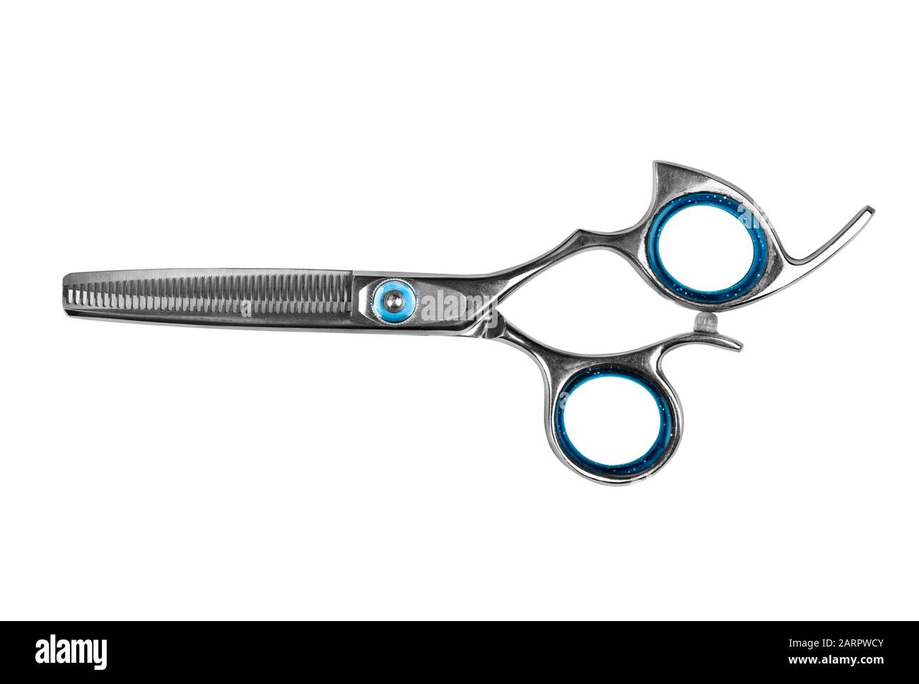 professional scissors for haircuts isolated on white Stock Photo - Alamy