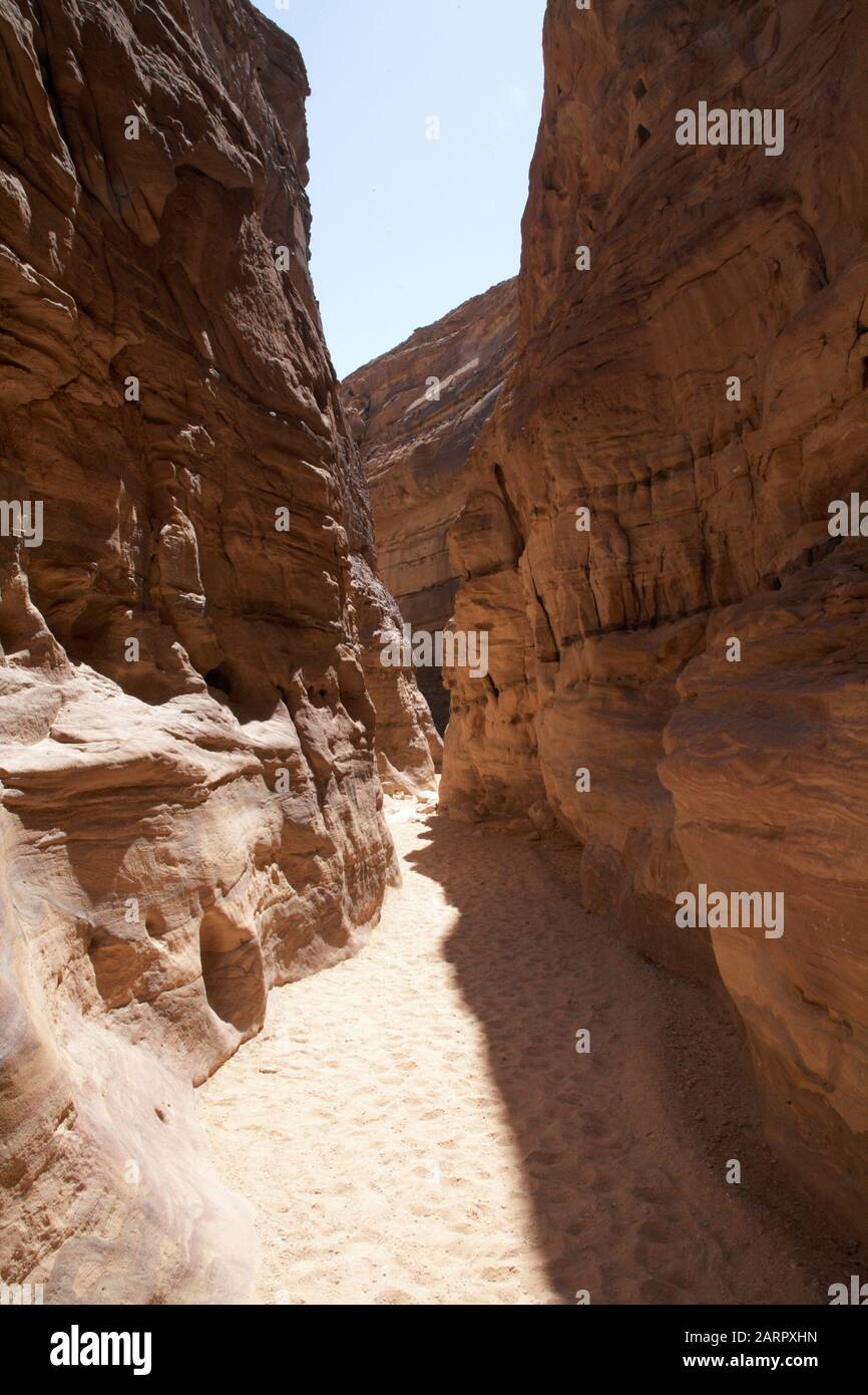 colored canyon Egypt Stock Photo - Alamy