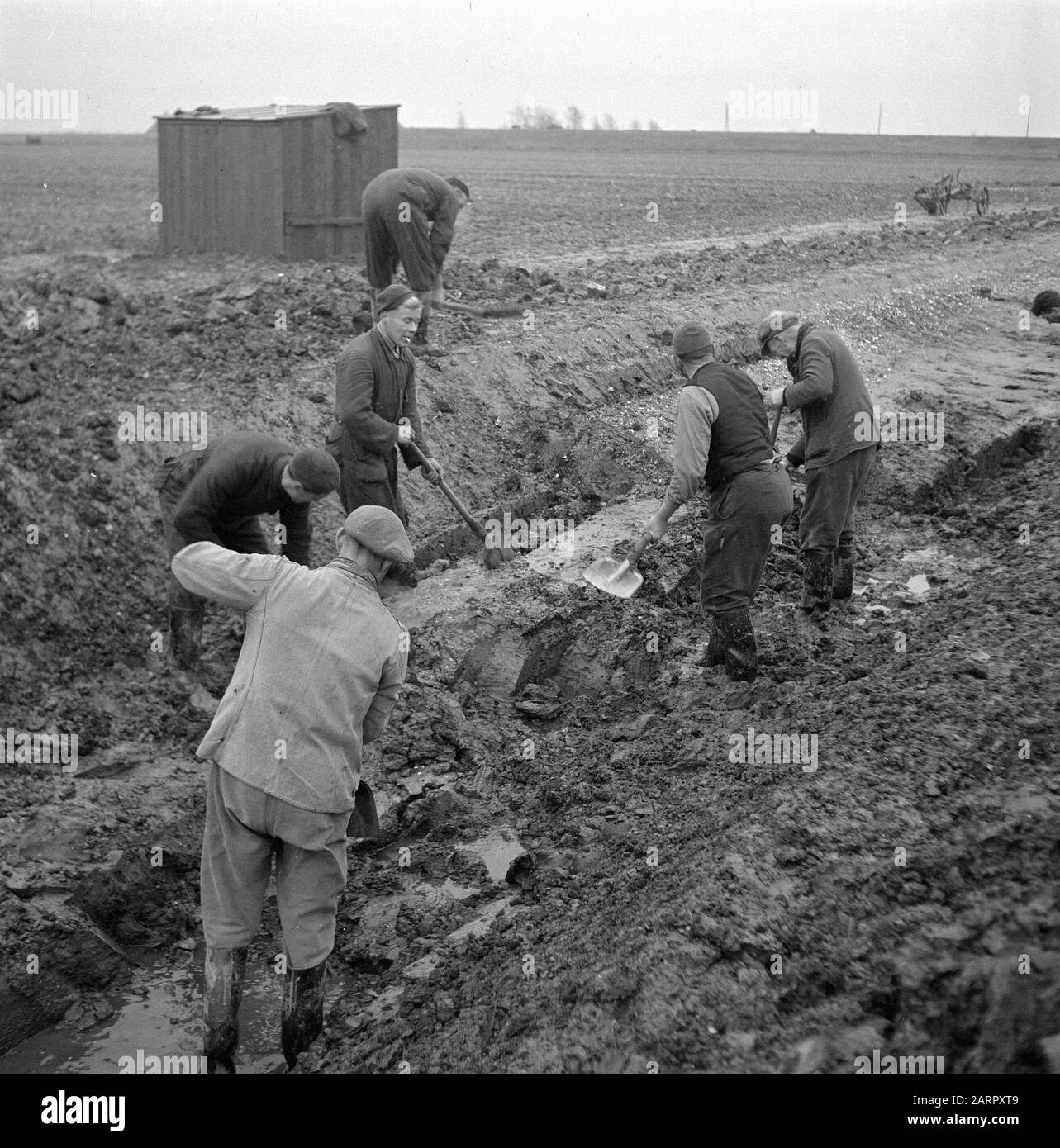 Polder wieringermeer Black and White Stock Photos & Images - Alamy