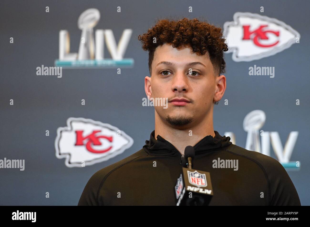 Patrick mahomes super bowl 2020 hi-res stock photography and images - Alamy