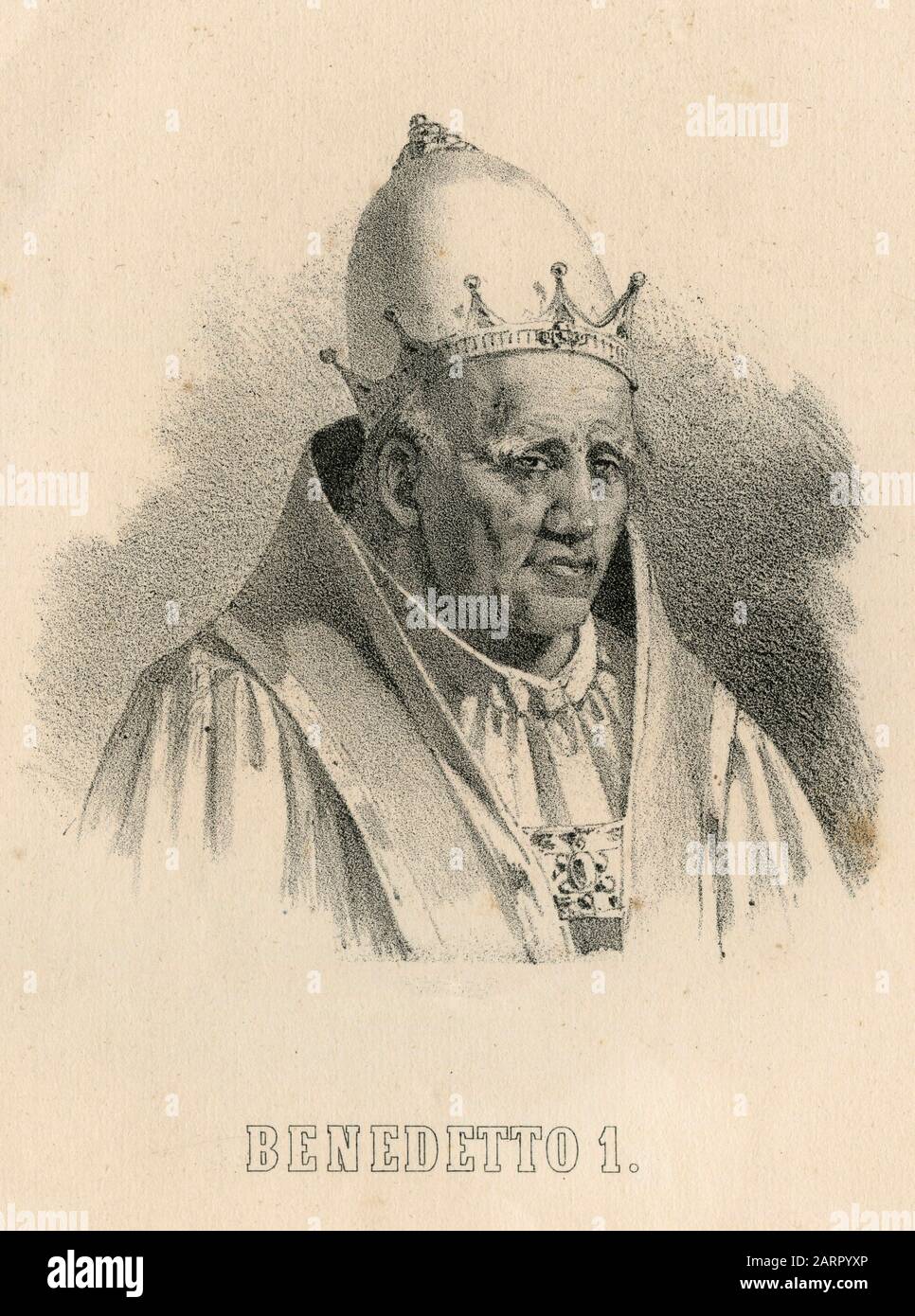 Pope benedict portrait hi-res stock photography and images - Alamy