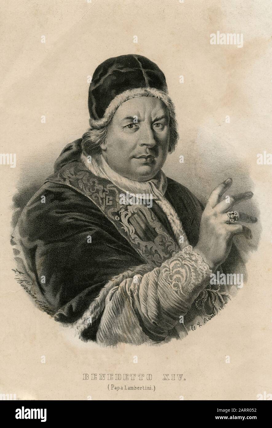 Pope benedict xiv hi-res stock photography and images - Alamy