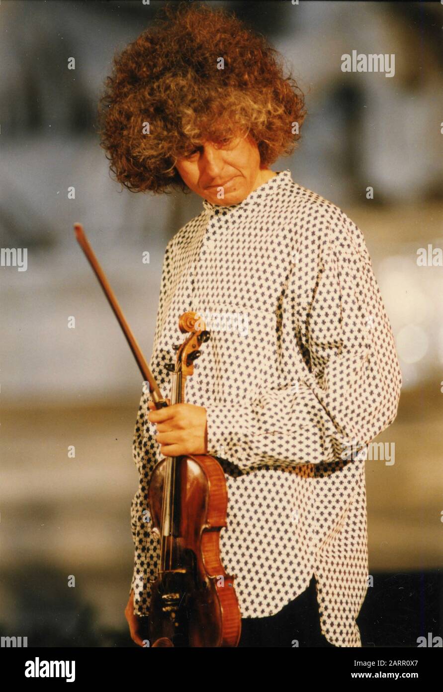 Italian singer Angelo Branduardi, Italy 1980s Stock Photo - Alamy