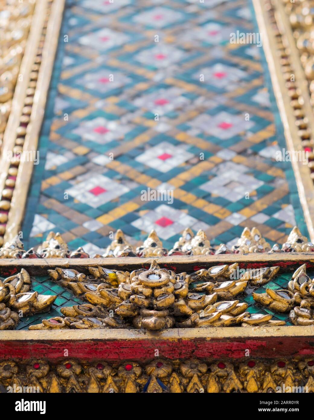 Intricate stone work at The Grand Temple in Bangkok, Thailand Stock ...