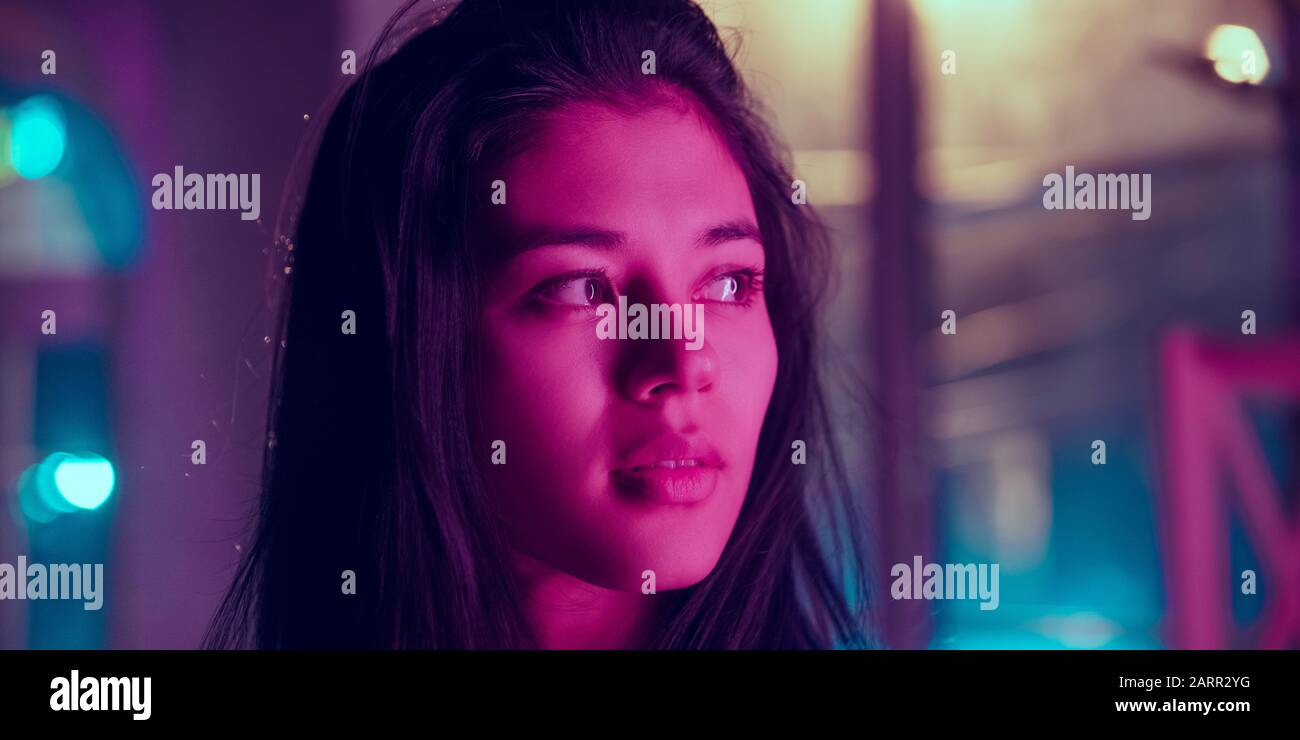 Close up cinematic young woman hi-res stock photography and images - Alamy