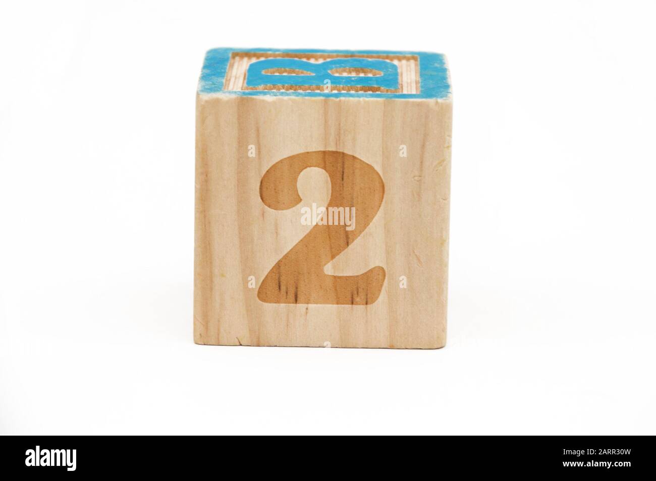 number and alphabet wooden block abc 123 isolated on white background ...