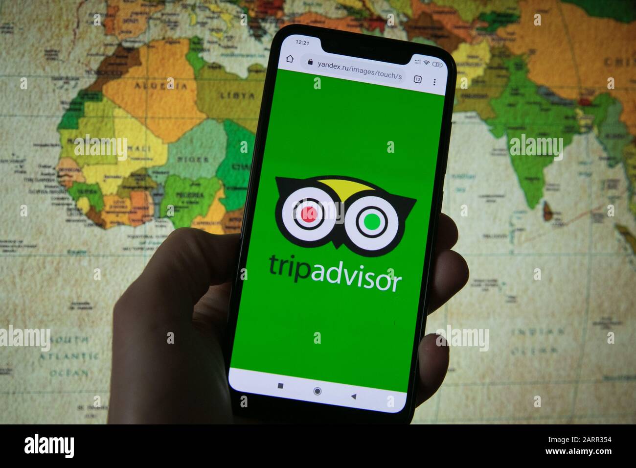 Tripadvisor online travel company Stock Photo - Alamy