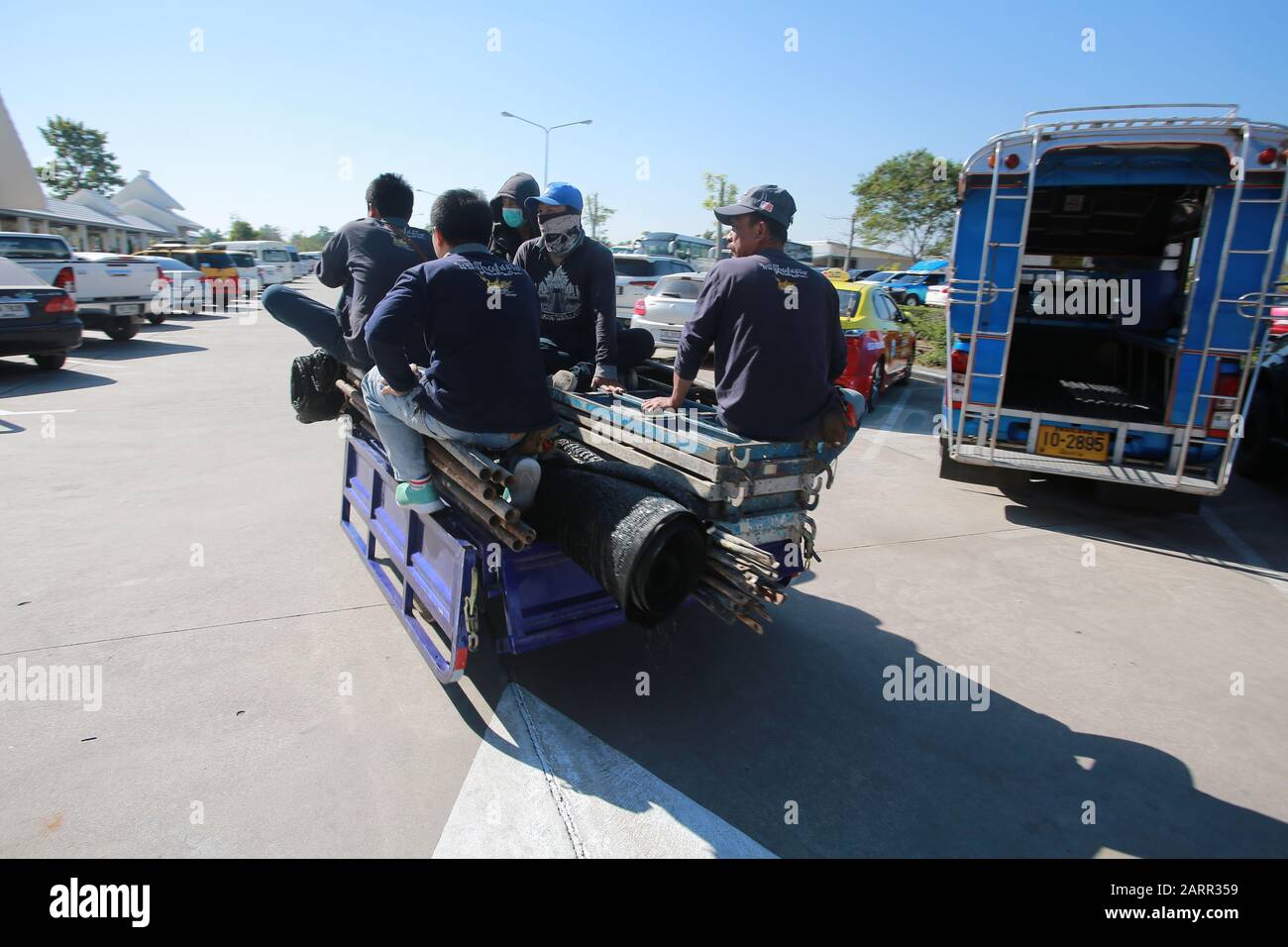 overload car in the thailand Stock Photo - Alamy