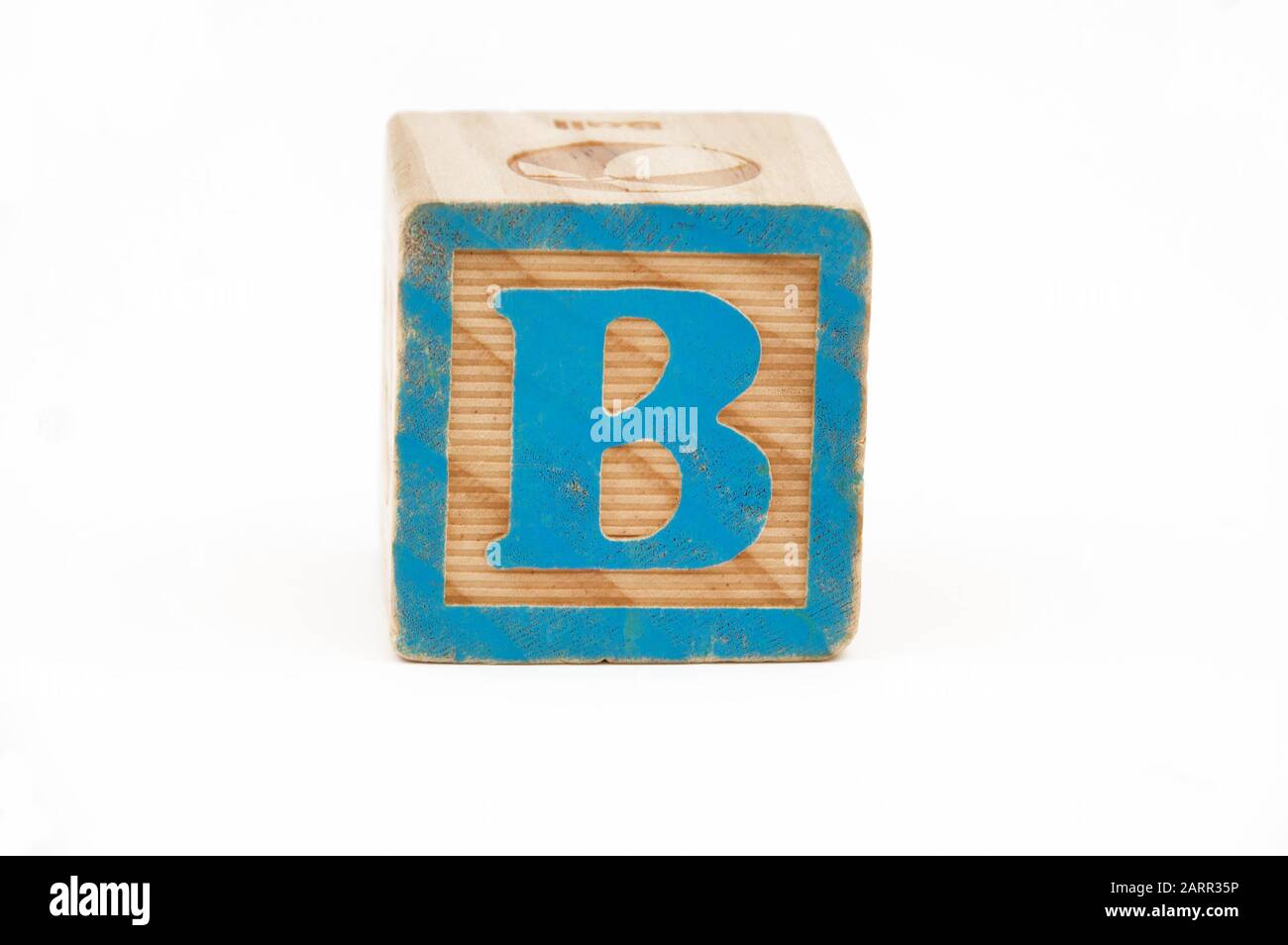 number and alphabet wooden block abc 123 isolated on white background ...