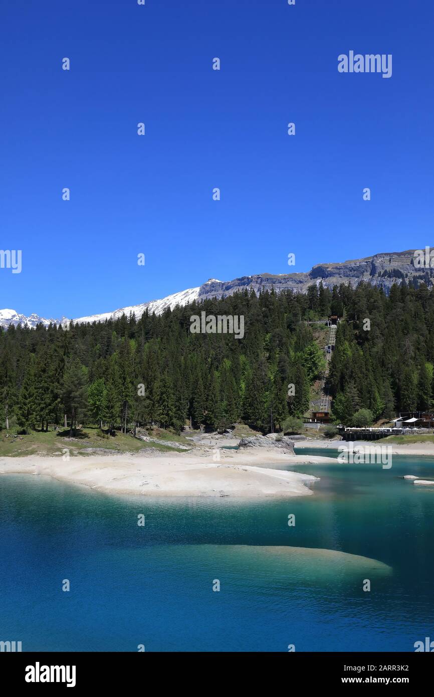 Caumasee lake near flims hi-res stock photography and images - Alamy