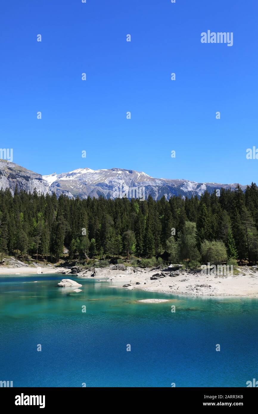 Caumasee lake near flims hi-res stock photography and images - Alamy