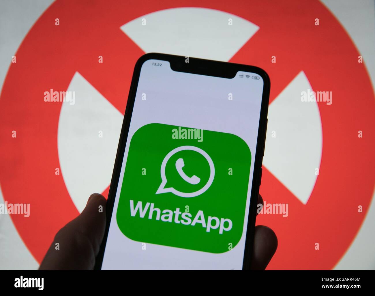 Whatsapp mobile phone messenger Stock Photo - Alamy