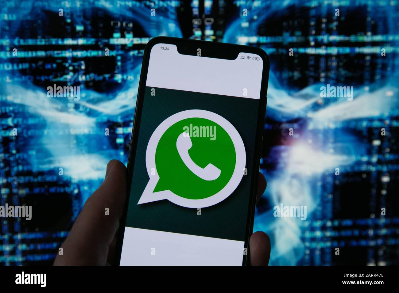 Whatsapp mobile phone messenger Stock Photo - Alamy