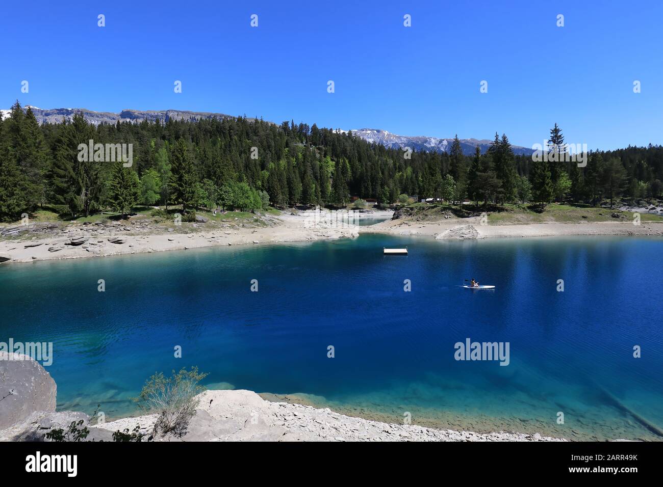 Caumasee lake near flims hi-res stock photography and images - Alamy