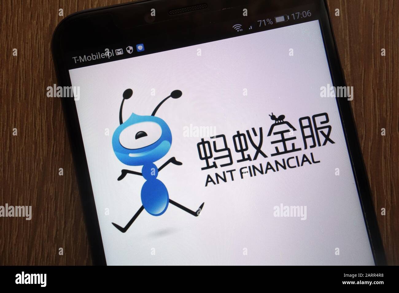 Ant Financial logo displayed on a modern smartphone Stock Photo - Alamy