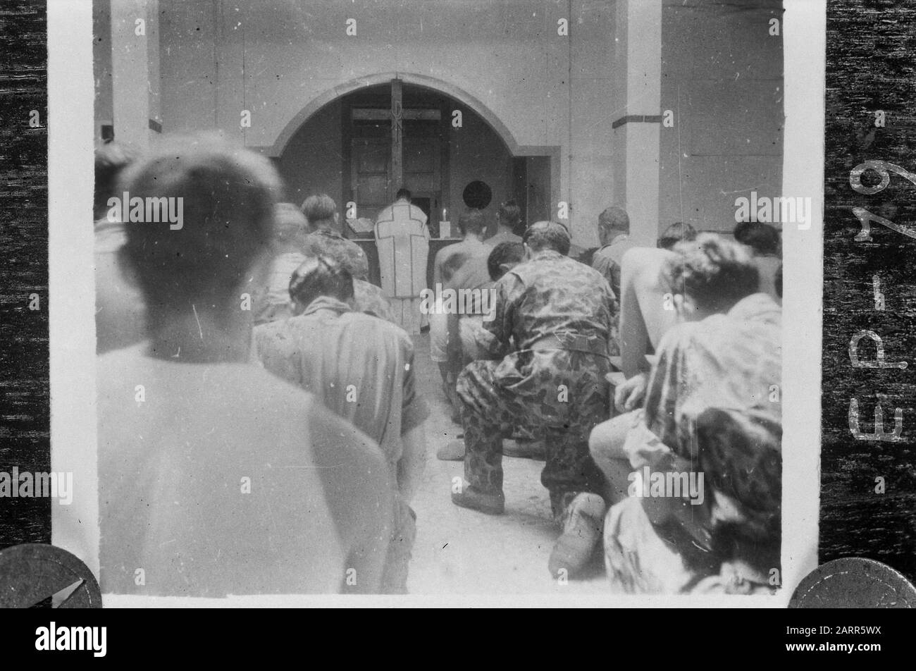 Reproduction Soldiers in the church” for book by Lieutenant Schilling ...